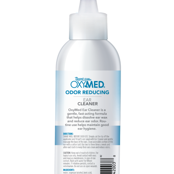 TropiClean OxyMed Ear Cleaner for Dogs and Cats - TropiClean Pet ...
