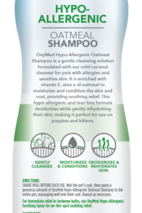 TropiClean OxyMed Hypo-Allergenic Shampoo for Dogs and Cats ...