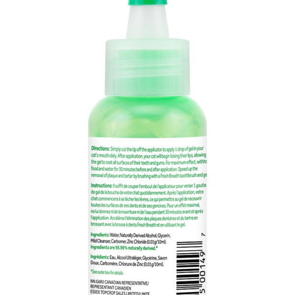 Fresh Breath by TropiClean: Oral Care Gel for Cats