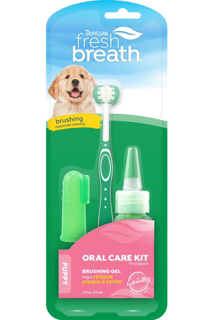 TropiClean Fresh Breath Oral Care Kit for Puppies - TropiClean Pet ...