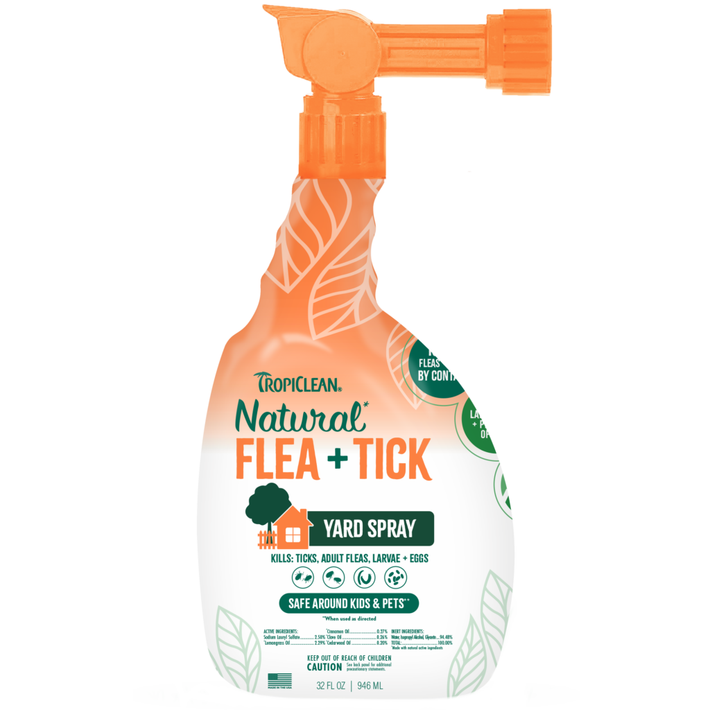 TropiClean Natural* Flea & Tick Yard Spray, 32oz - TropiClean Pet ...
