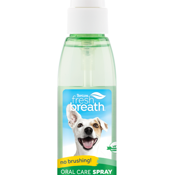 TropiClean Fresh Breath Oral Care Spray for Dogs - TropiClean Pet ...